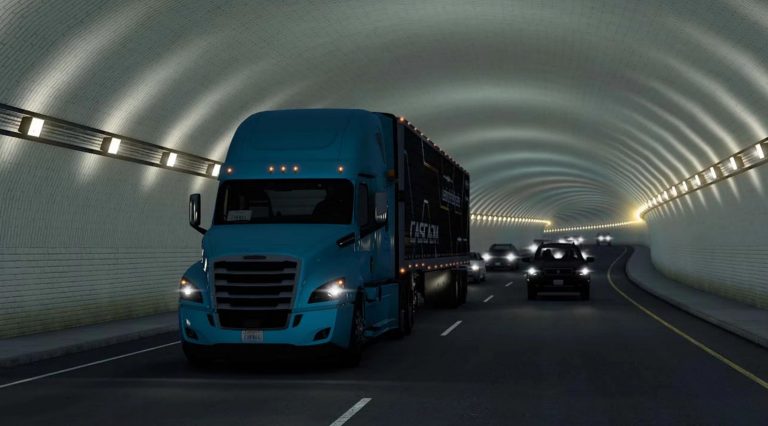 Realistic Vehicle Lights Mod v7.4 Mod - ATS Mod | American Truck ...