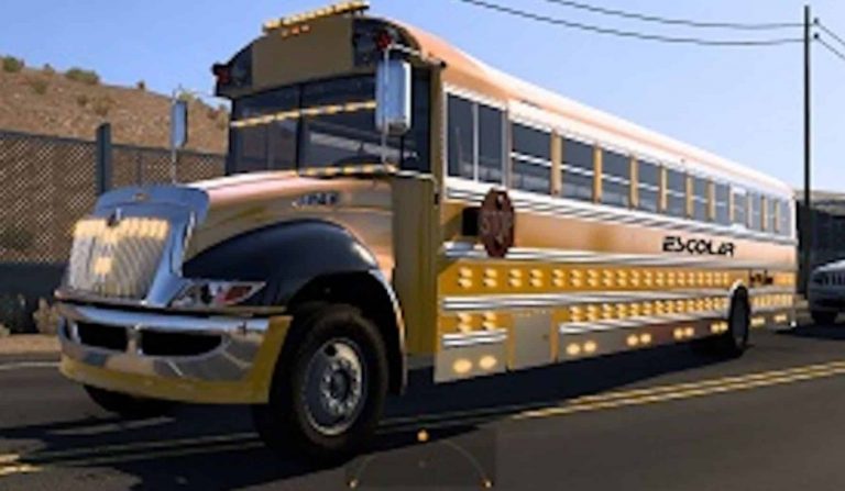 School Bus Ats 1.50 Tunning Mod - ATS Mod | American Truck Simulator Mod