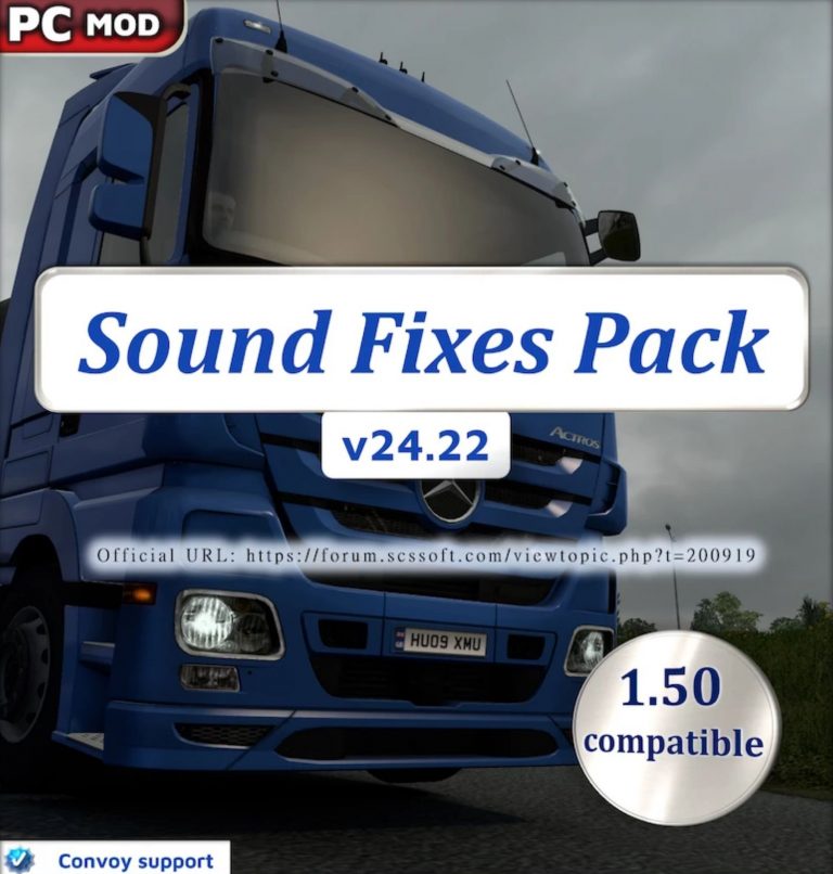 Sound Fixes Pack v24.22 Mod - ATS Mod | American Truck Simulator Mod