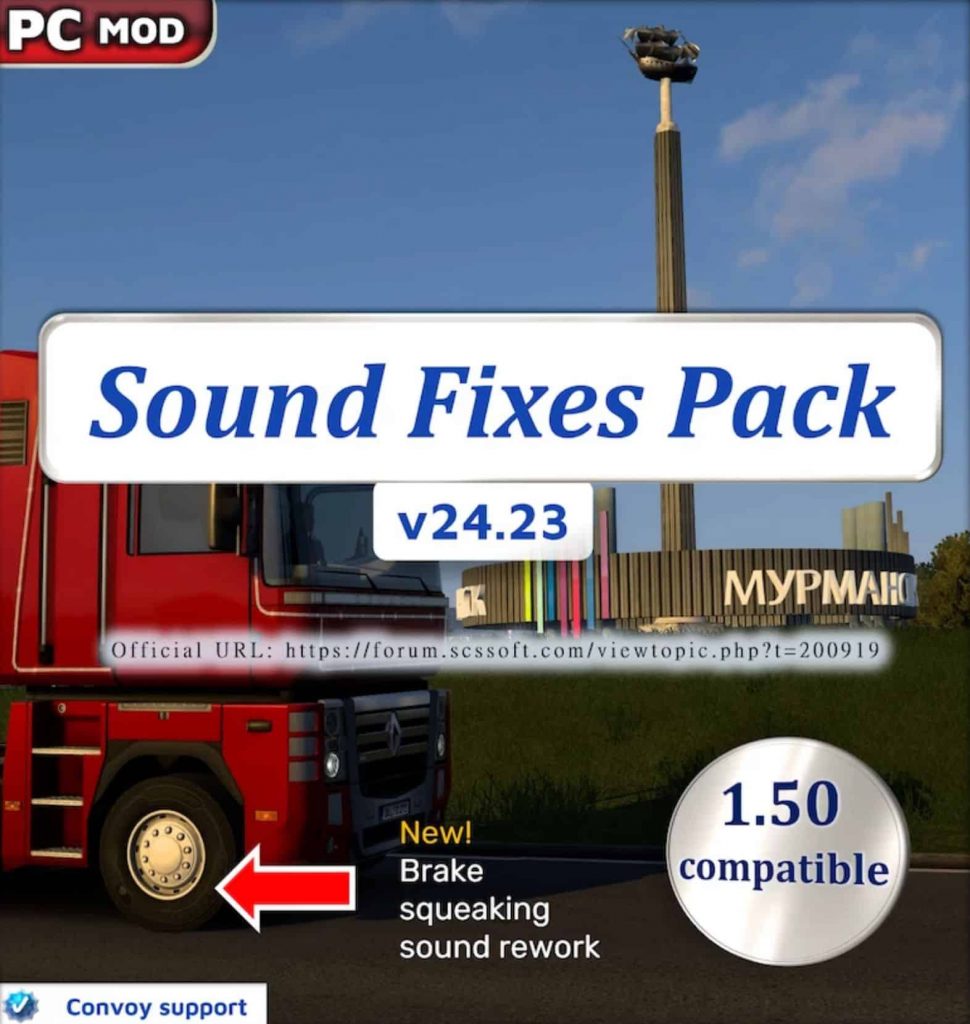 Sound Fixes Pack v24.23.1 Mod - ATS Mod | American Truck Simulator Mod