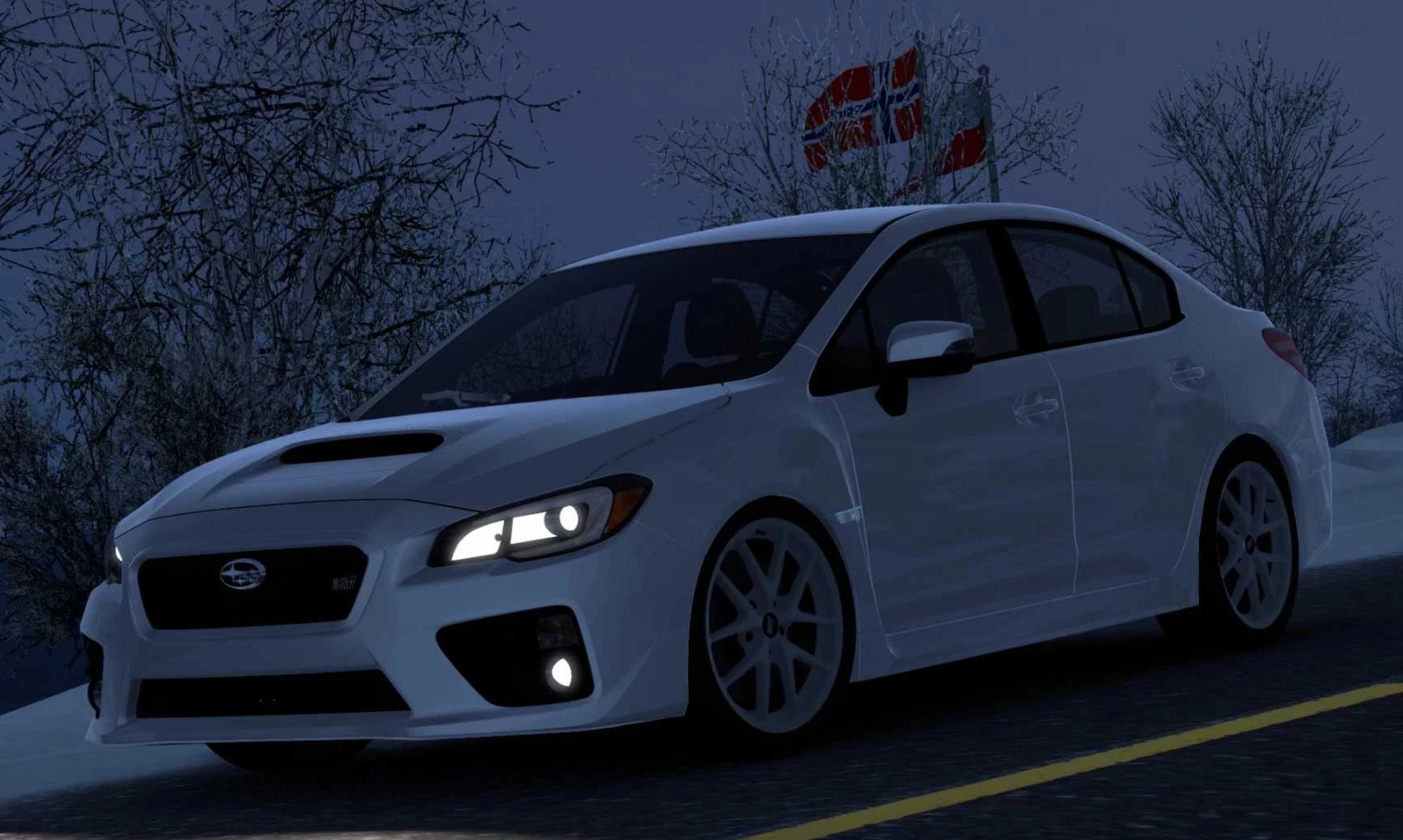 Subaru Impreza WRX STI 2017 v1.50 Mod - ATS Mod | American Truck Simulator Mod