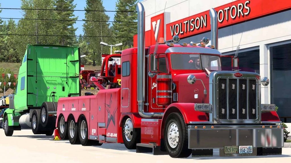Peterbilt 388 Wrecker v1.50 Mod - ATS Mod | American Truck Simulator Mod