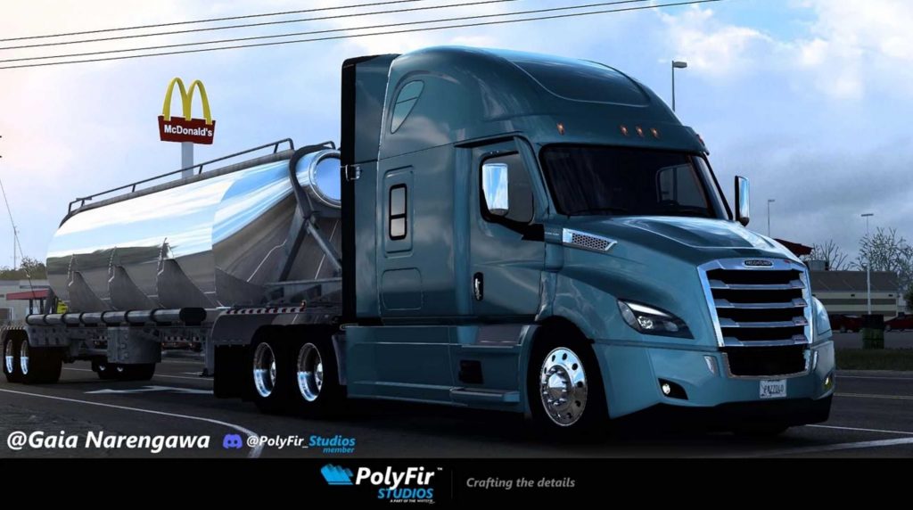The Freightliner Cascadia Enhanced v1.2 Mod - ATS Mod | American Truck ...