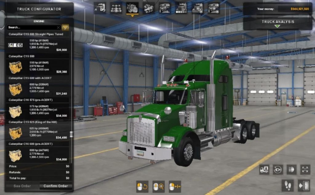 Caterpillar C Series engines & sounds pack v1.5 Mod - ATS Mod ...