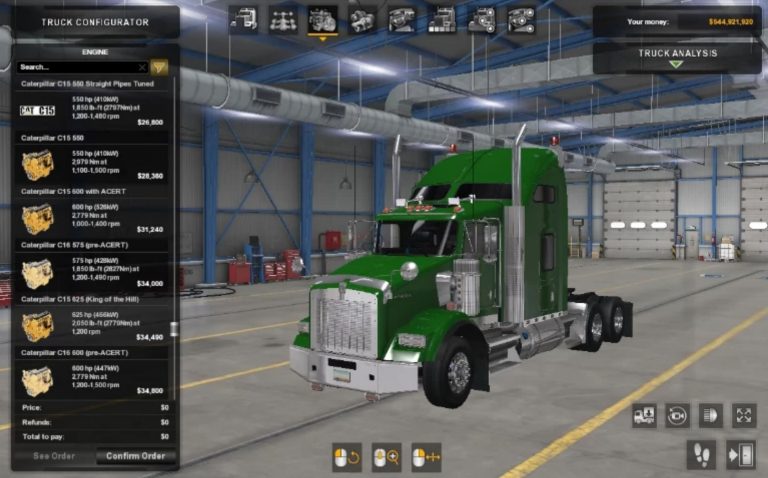 Caterpillar C Series engines & sounds pack v1.5 Mod - ATS Mod ...