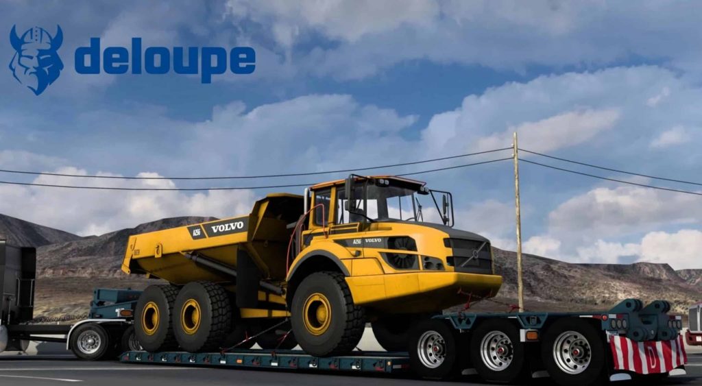 Corby Deloupe Lowboy v2.0 Mod - ATS Mod | American Truck Simulator Mod