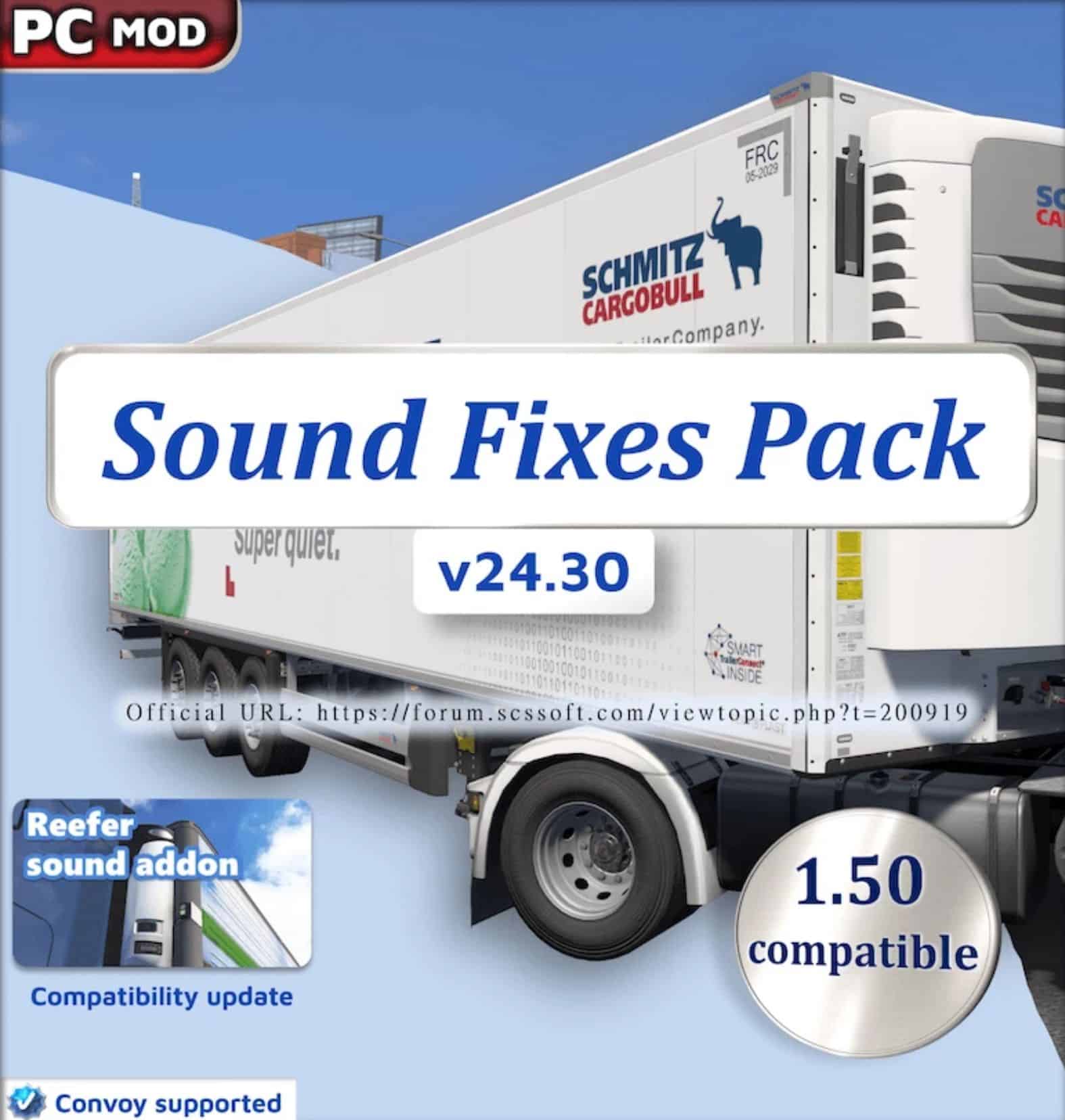 Sound Fixes Pack v24.30 Mod - ATS Mod | American Truck Simulator Mod
