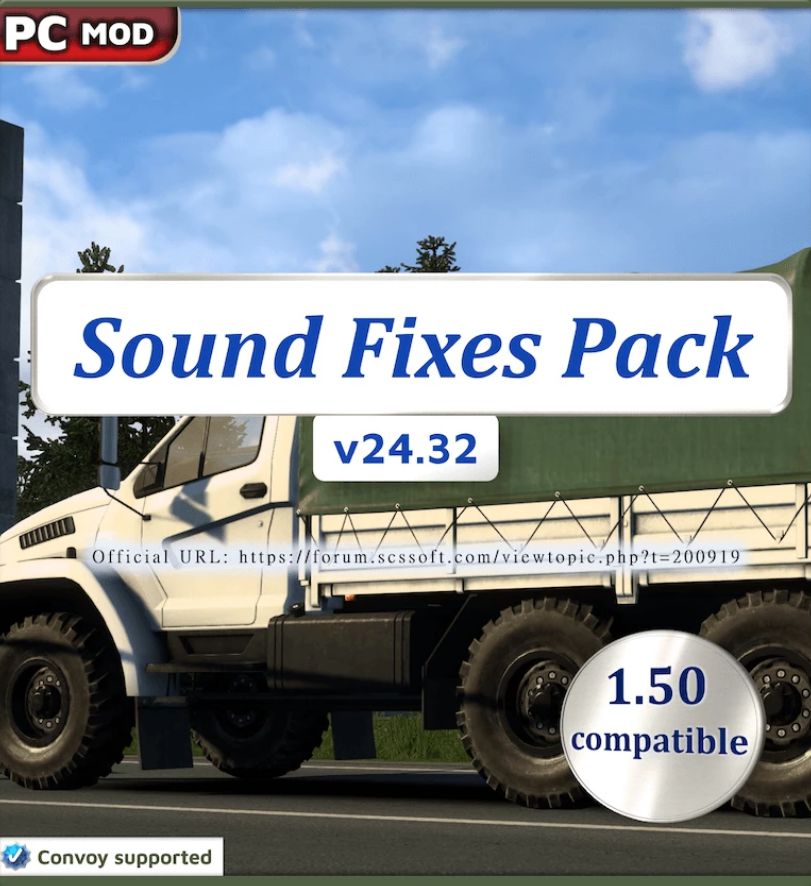 Sound Fixes Pack v24.32 Mod - ATS Mod | American Truck Simulator Mod