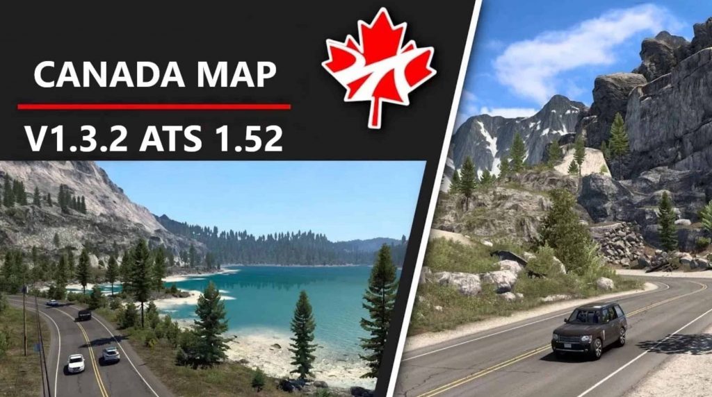 Canada Map v1.3.2 1.52 Mod - ATS Mod | American Truck Simulator Mod