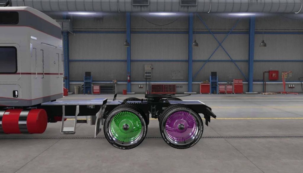 Custom Wheel v1.1 Mod - ATS Mod | American Truck Simulator Mod