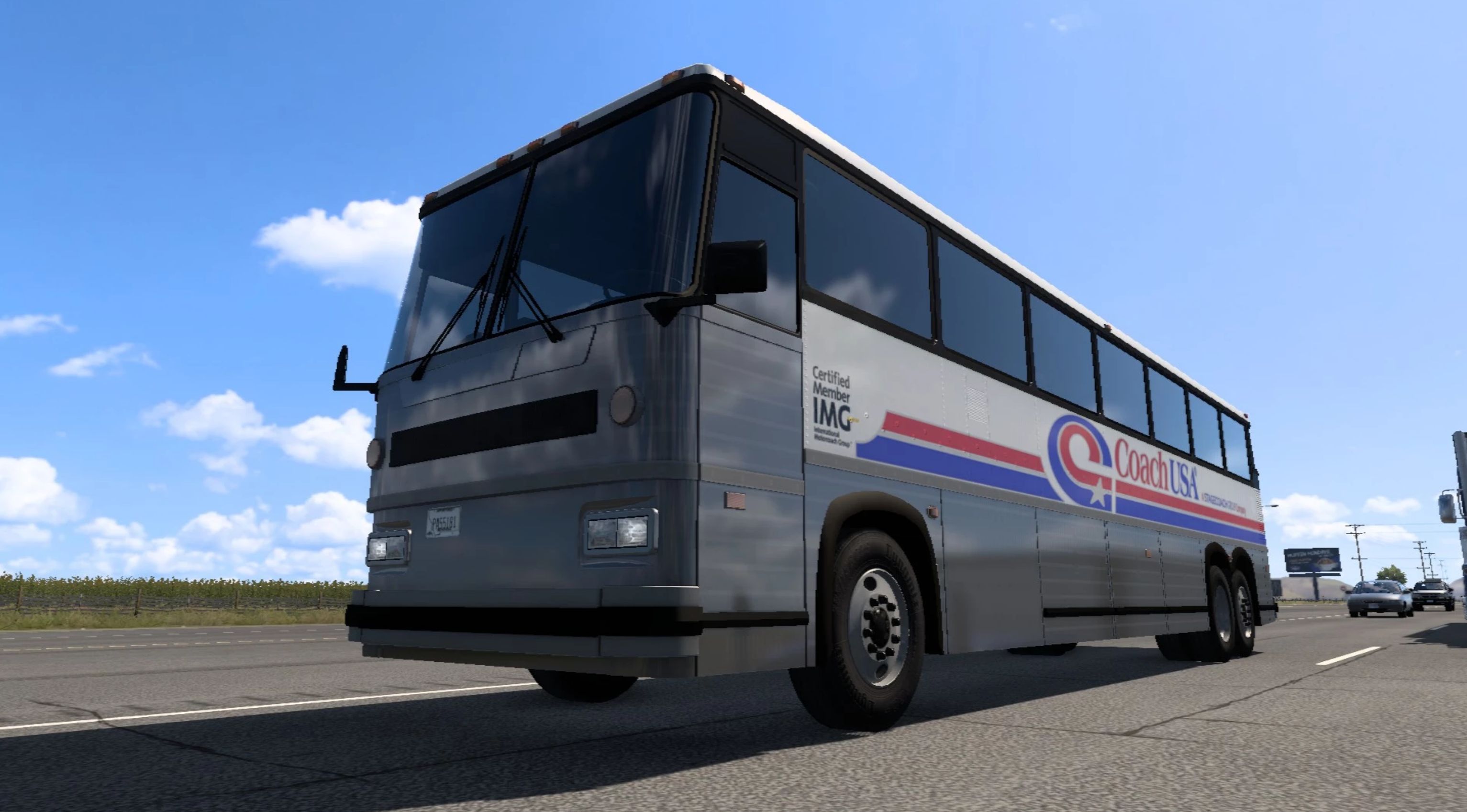 Drivable Jazzycat’s Bus traffic pack v1.0 Mod - ATS Mod | American ...