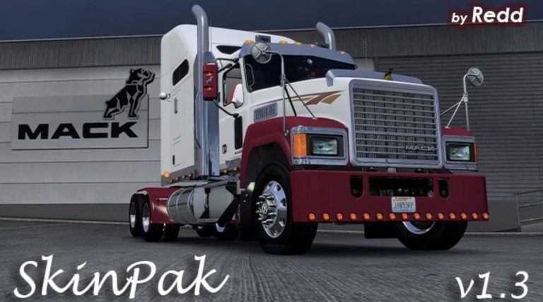 MACK CHU613 Skin Pack v1.3 Mod - ATS Mod | American Truck Simulator Mod