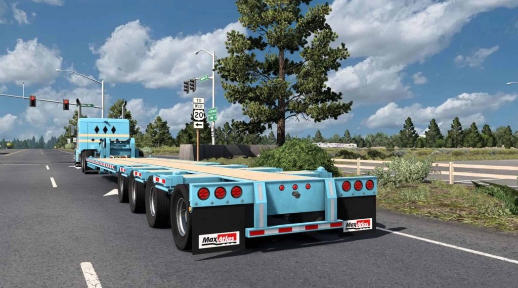 Max Atlas ATS Container Trailer v1.0 Mod - ATS Mod | American Truck ...