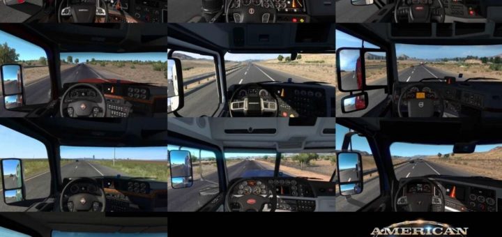 ATS Interiors Mods | American Truck Simulator Interiors mods download