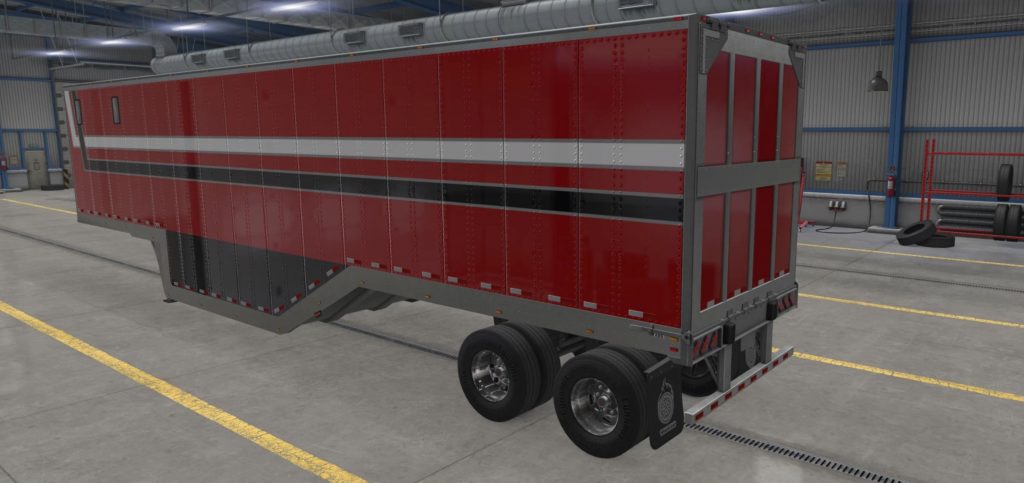 SCS Chip Van Trailer Skin 1.51 Mod - ATS Mod | American Truck Simulator Mod