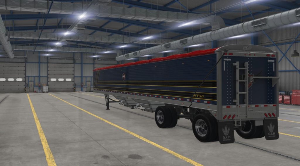 Scs Grain Hopper Trailer Skin 1.51 Mod - ATS Mod | American Truck ...