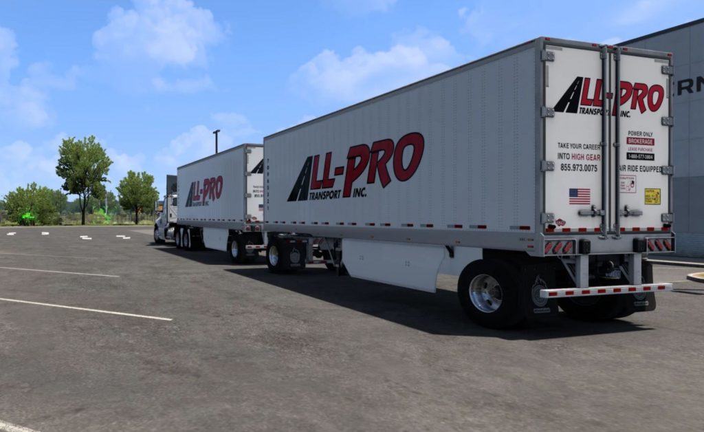 Scs Trailer 28 All Pro Skin Mod - ATS Mod | American Truck Simulator Mod