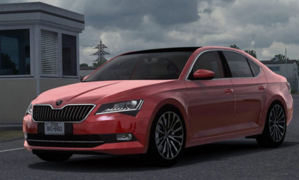 Skoda Superb B8 2017 V4.6 1.51 Mod - ATS Mod | American Truck Simulator Mod