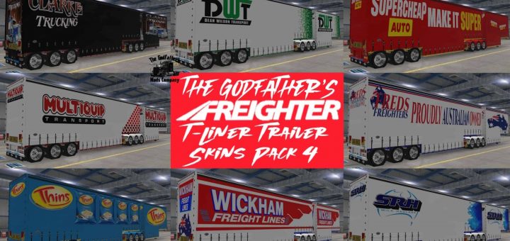 ATS Trailer Skins Mods | American Truck Simulator Trailer Skins mods