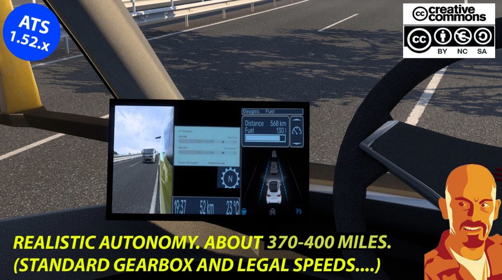 ATS TESLA SEMI TRUCK 2019 IMPROVED DEF (AUTONOMY & RECHARGE) v1.0 Mod ...