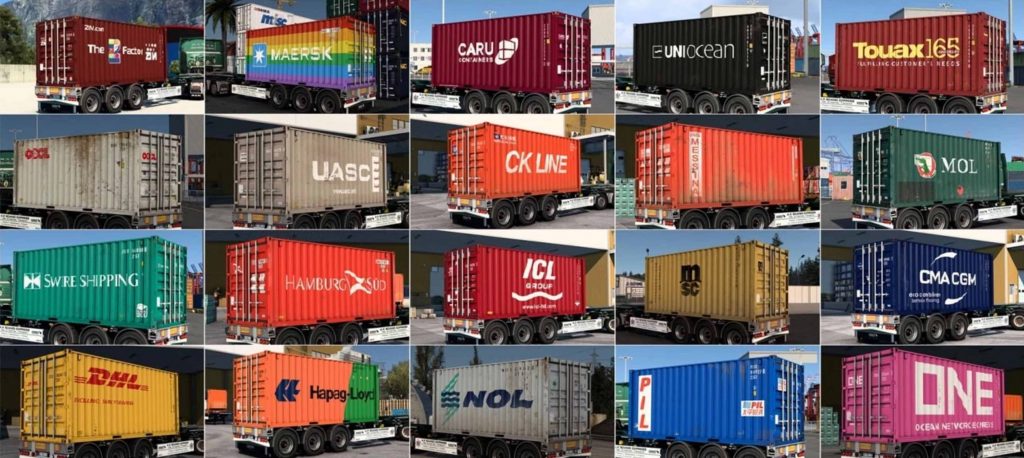 Arnook's Container Pack for ATS v11.0 1.52 Mod - ATS Mod | American ...