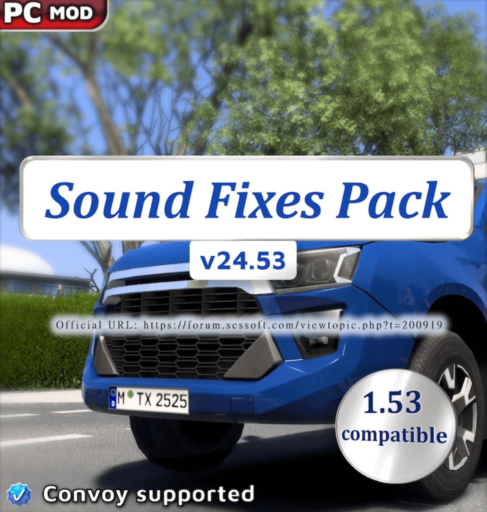 Sound Fixes Pack v24.53 open beta only for 1.53 Mod - ATS Mod | American Truck Simulator Mod