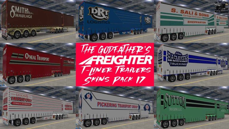 The Godfather’s Freighter T-Liner Trailer Skins Pack 17 v1.0 Mod - ATS ...