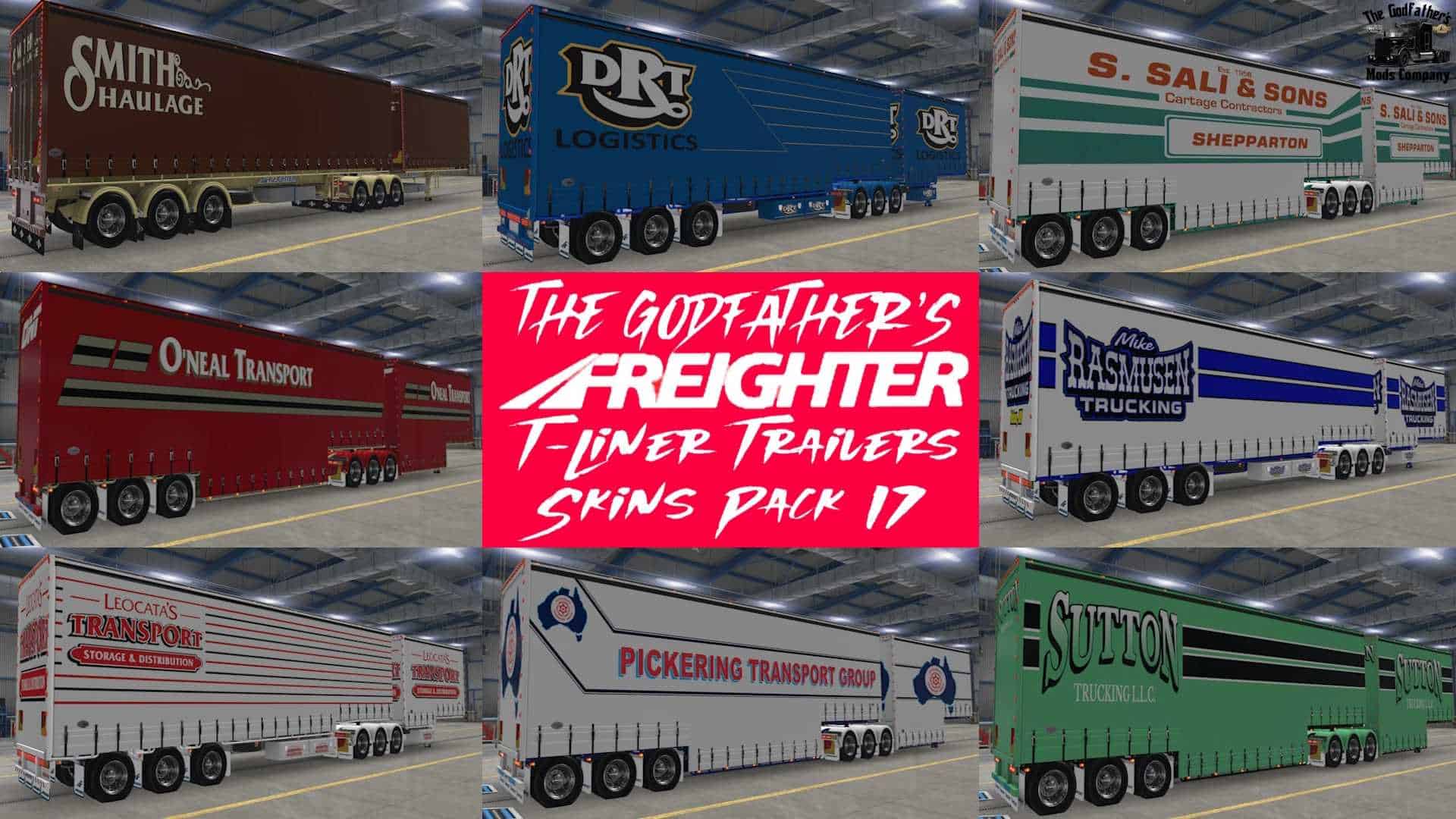 The Godfather’s Freighter T-Liner Trailer Skins Pack 17 v1.0 Mod - ATS ...