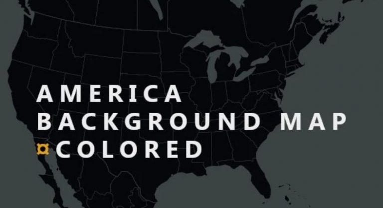 America Background Map Colored v3.0 1.53 Mod - ATS Mod | American Truck ...