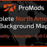 Complete North American Background Map v1.5b Mod - ATS Mod | American ...
