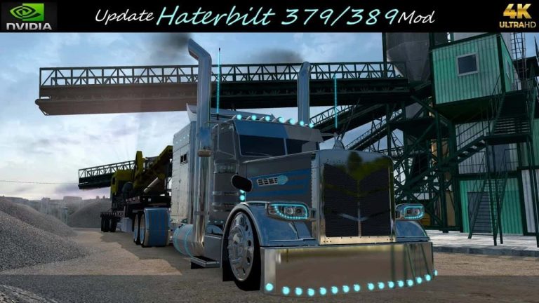Haterbilt 389 Truck v4.8.1 Mod - ATS Mod | American Truck Simulator Mod