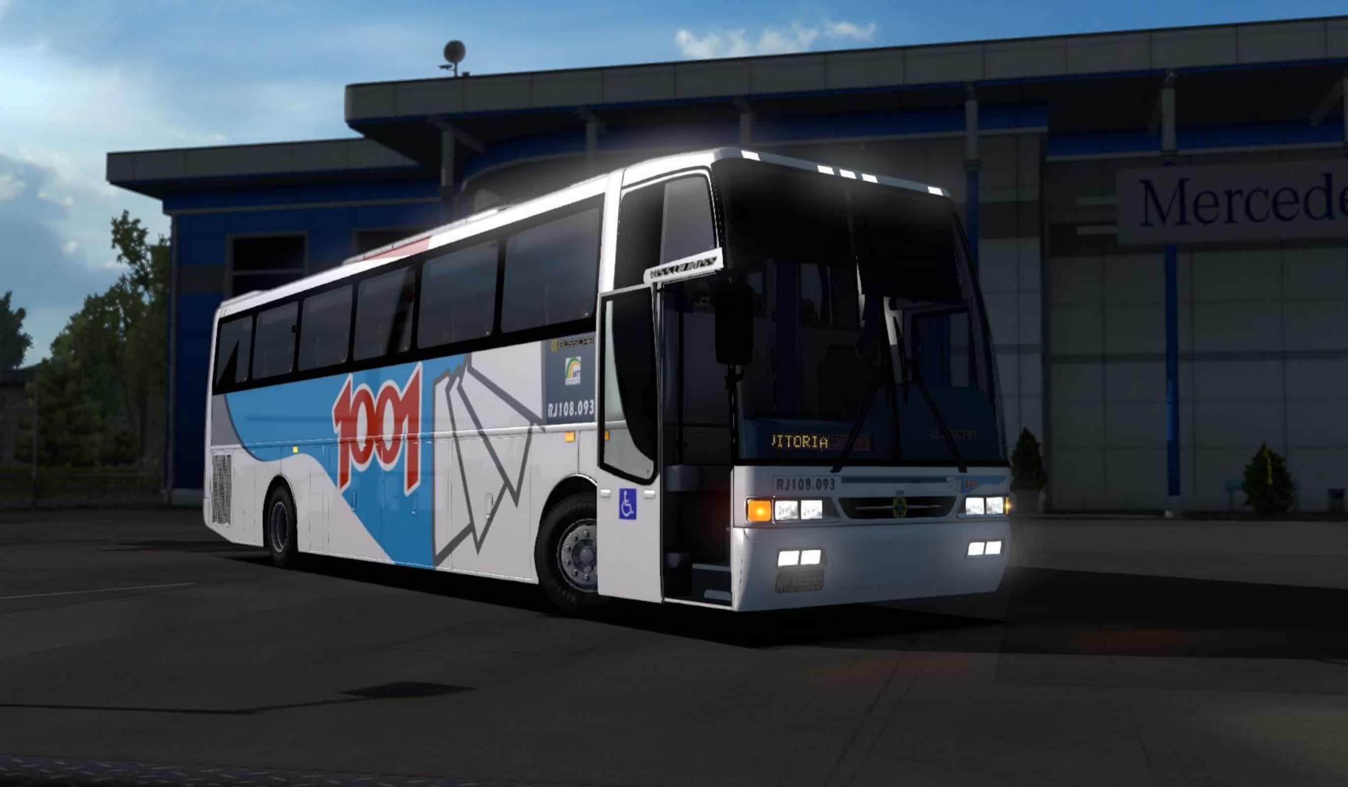 Busscar Vissta Bus 1999 4×2 v1.7 Mod - ATS Mod | American Truck ...