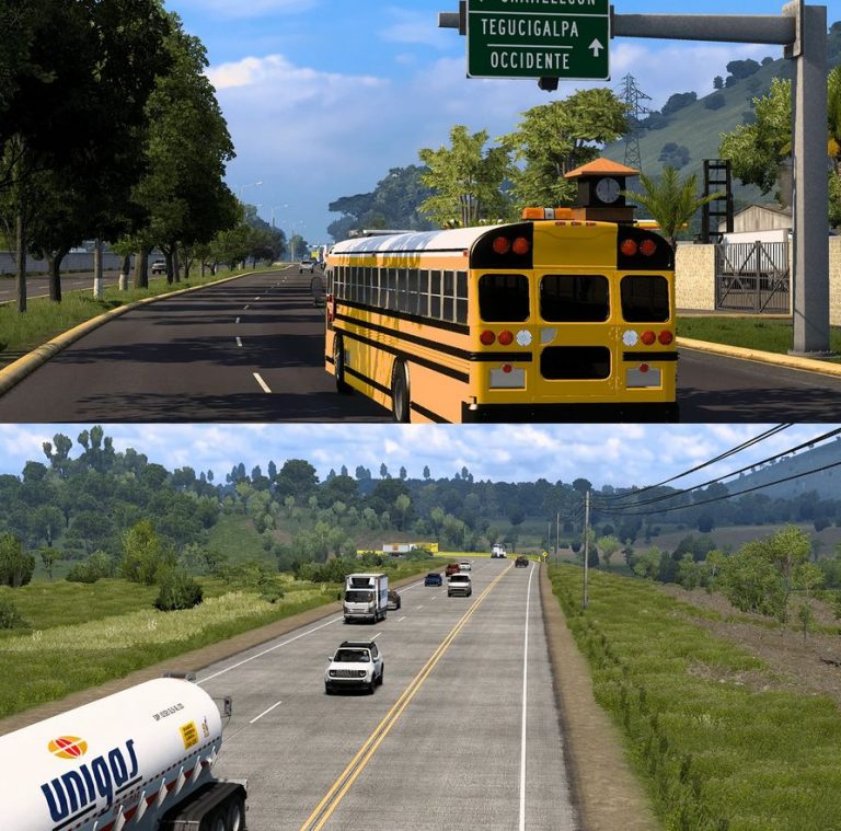 HONDURAS MAP 6.9.1 FOR ATS STANDALONE MAP 1:5 SCALE 1.53 Mod - ATS Mod ...