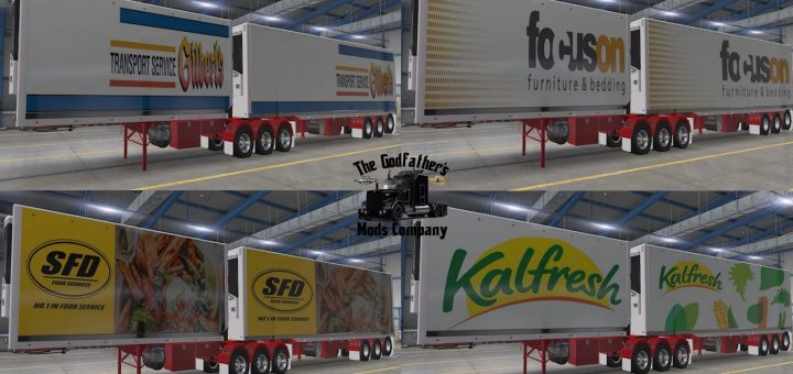 ATS Trailer Skins Mods | American Truck Simulator Trailer Skins mods
