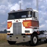 Pete 362 Cabover v4.1 Mod - ATS Mod | American Truck Simulator Mod