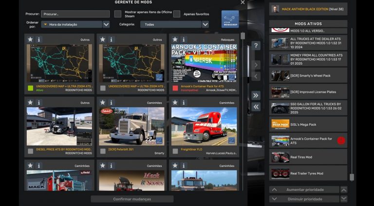 PROFILE MACK ANTHEM BLACK EDITION 23 03 2025 v1.0 1.54 Mod - ATS Mod ...