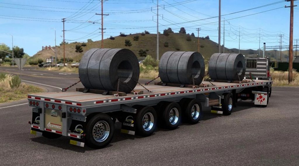 Alutrec Flatbed v1.1.7 Mod - ATS Mod | American Truck Simulator Mod