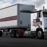 Freightliner FLA 86" v1.55 Mod - ATS Mod | American Truck Simulator Mod