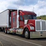 Kenworth W990 edited 1.55 Mod - ATS Mod | American Truck Simulator Mod