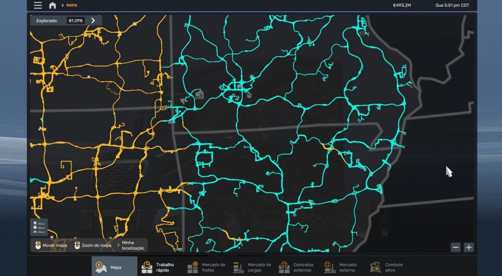 UNDISCOVERED MAP + ULTRA ZOOM ATS 18 07 2025 v1.0 1.55 Mod - ATS Mod | American Truck Simulator Mod