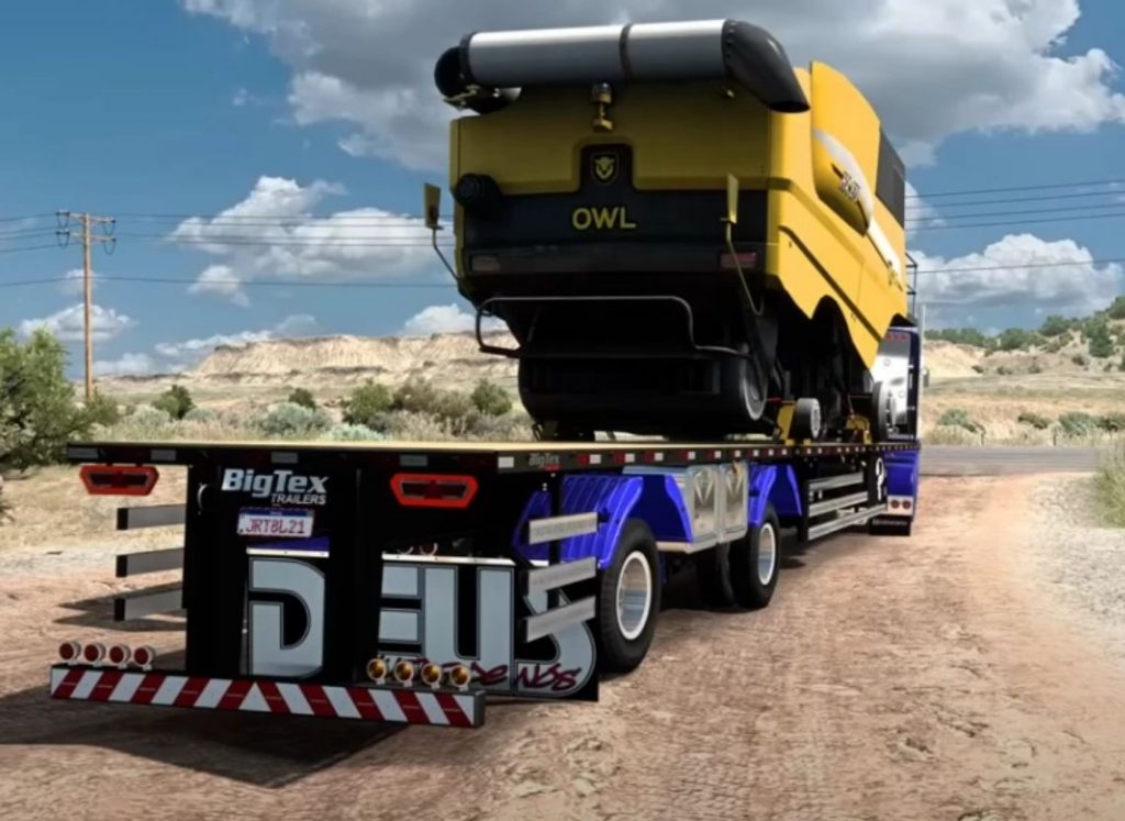 Reboque Big Tex Trailers 1.55 Mod - ATS Mod | American Truck Simulator Mod