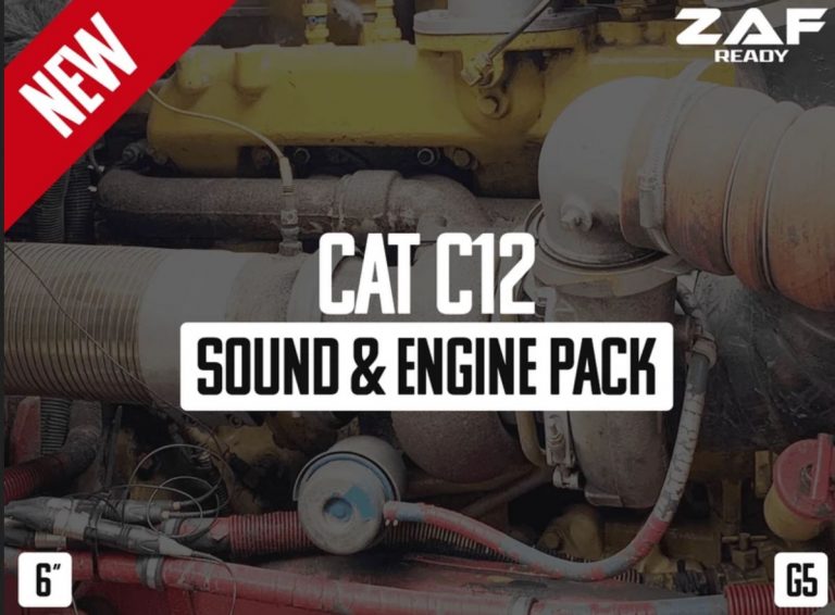 CAT C12 Sound & Engine Pack v1.0 Mod - ATS Mod | American Truck ...