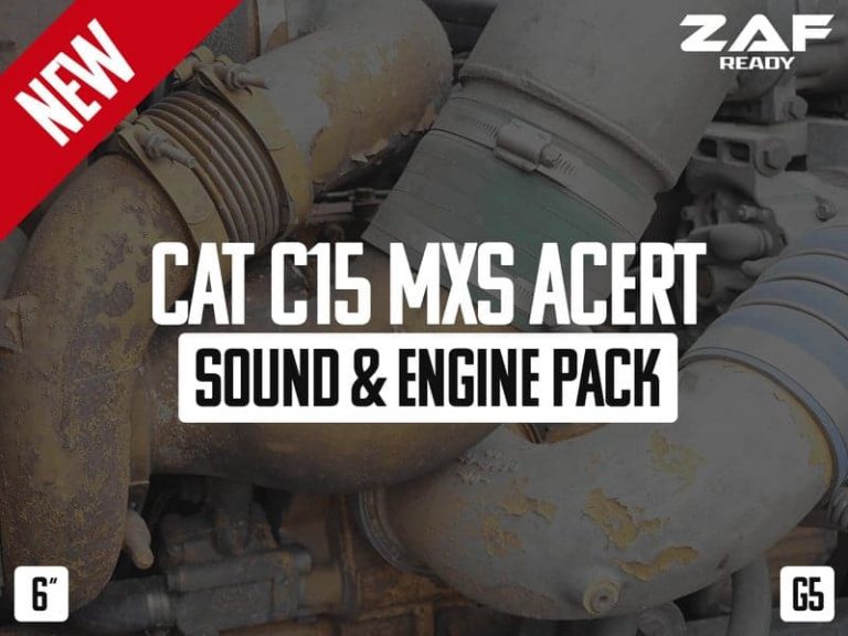 CAT C15 MXS Acert Sound & Engine Pack 1.01 Mod - ATS Mod | American ...