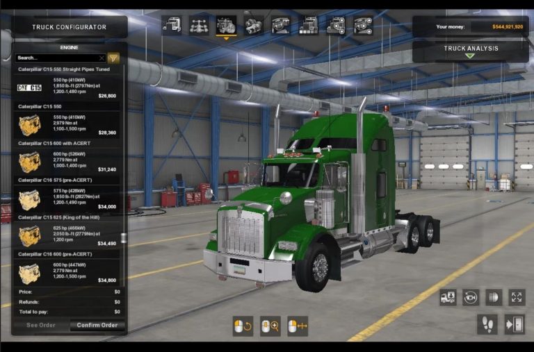 Caterpillar C Series engines & sounds pack v1.6 Mod - ATS Mod ...