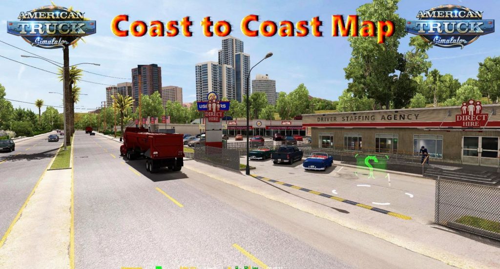 Coast to Coast Map v2.21.56.0 1.56 Mod - ATS Mod | American Truck ...