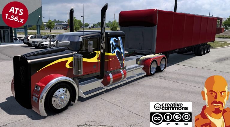 KENWORTH PHANTOM v1.1 ATS 1.56.x Mod - ATS Mod | American Truck ...