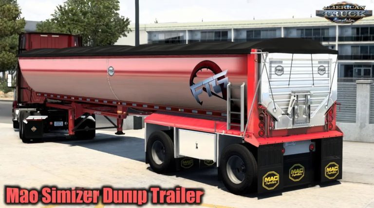 Mac Simizer Dump Trailer v1.1.3 (1.56.x) Mod - ATS Mod | American Truck ...