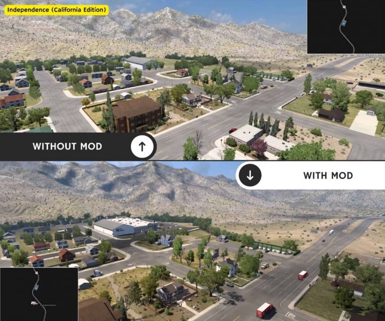 More American Cities (California) v1.7 Mod - ATS Mod | American Truck Simulator Mod