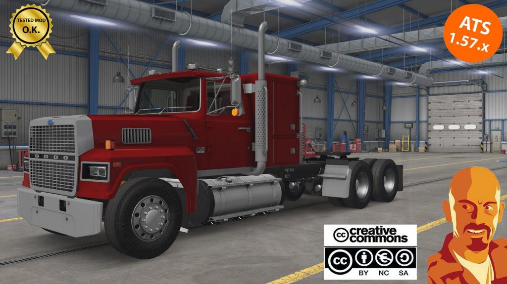 FORD LTL 9000 v3.0 ATS 1.57.x Mod - ATS Mod | American Truck Simulator Mod