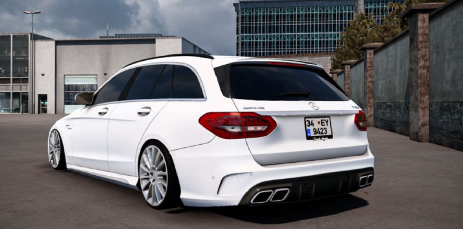 Mercedes Benz C63s v2.4 Mod - ATS Mod | American Truck Simulator Mod